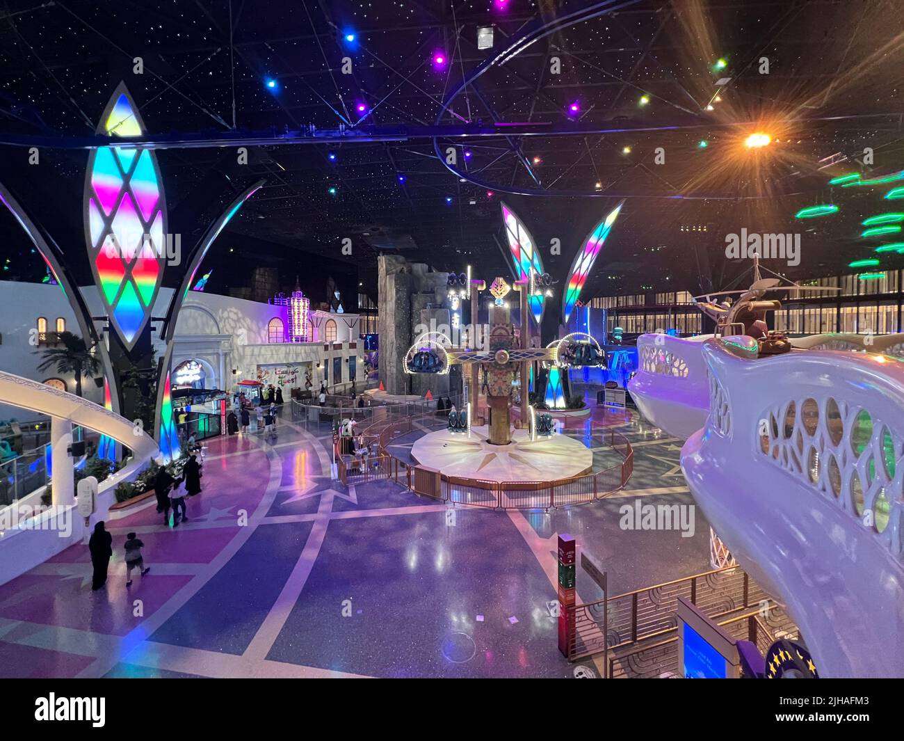 Doha Oasis Theme Park Msheireb Downtown. Doha quest Stock Photo - Alamy