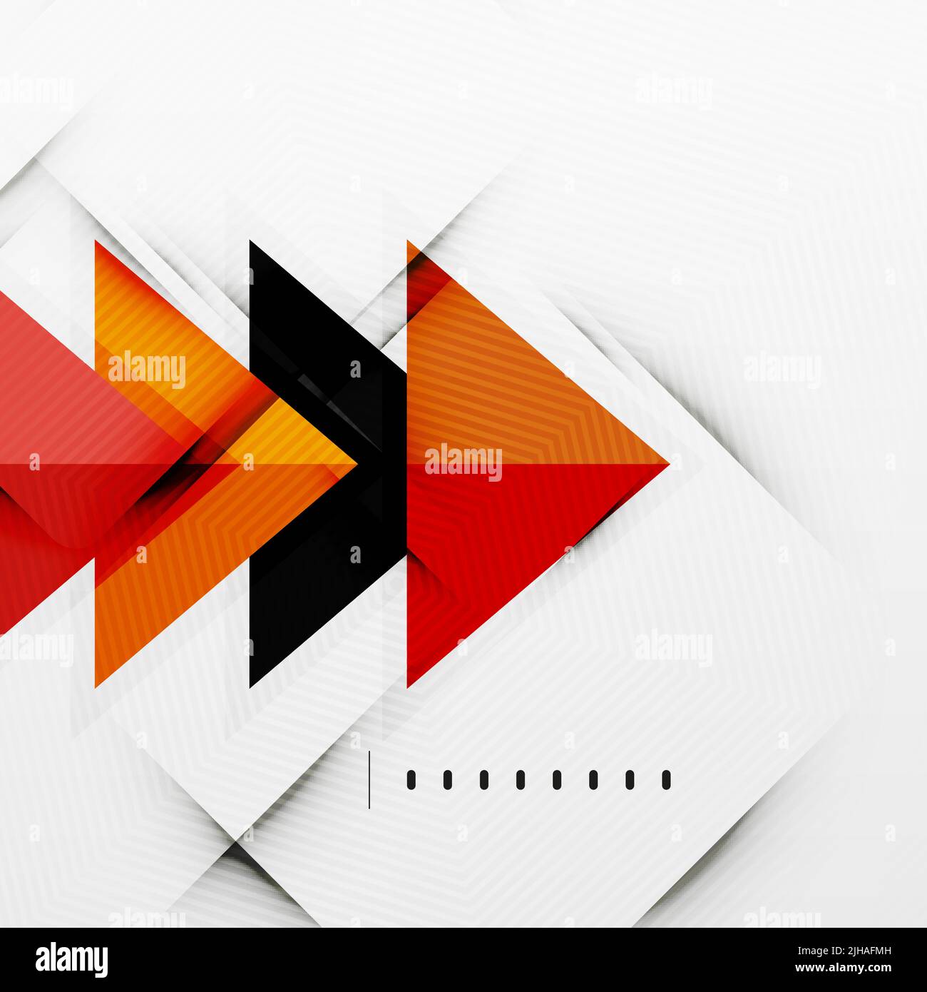 Modern glossy triangles business presentation background layout, web ...