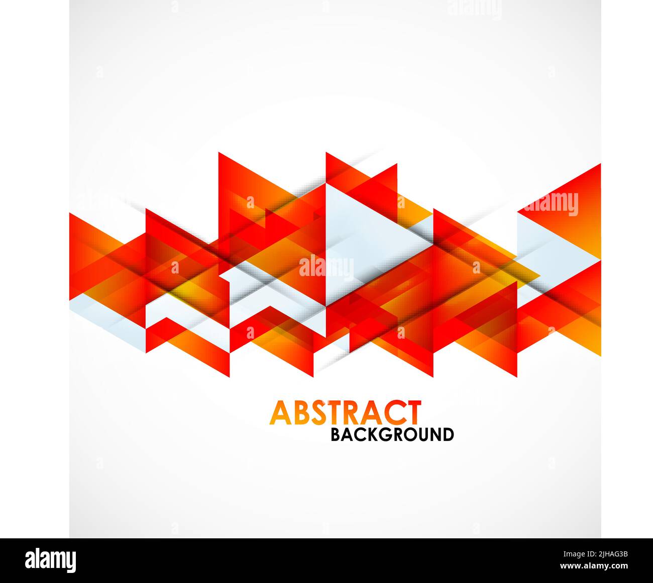 Abstract orange triangles design Stock Vector Image & Art - Alamy