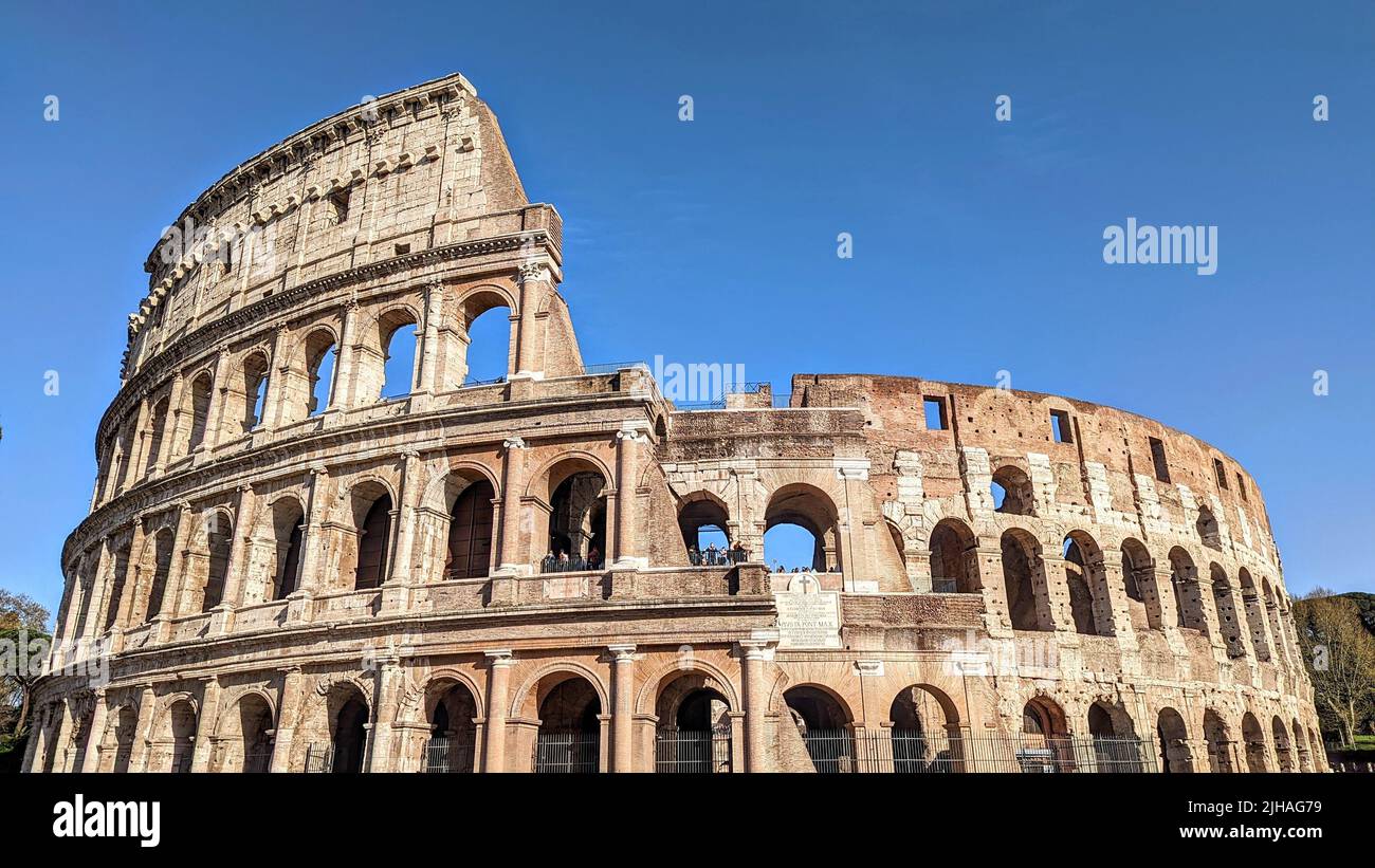 The iconic ancient Colosseum in Rome, Italy Stock Photo - Alamy