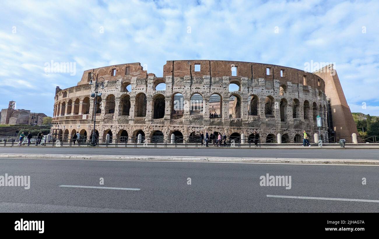 The iconic ancient Colosseum in Rome, Italy Stock Photo - Alamy