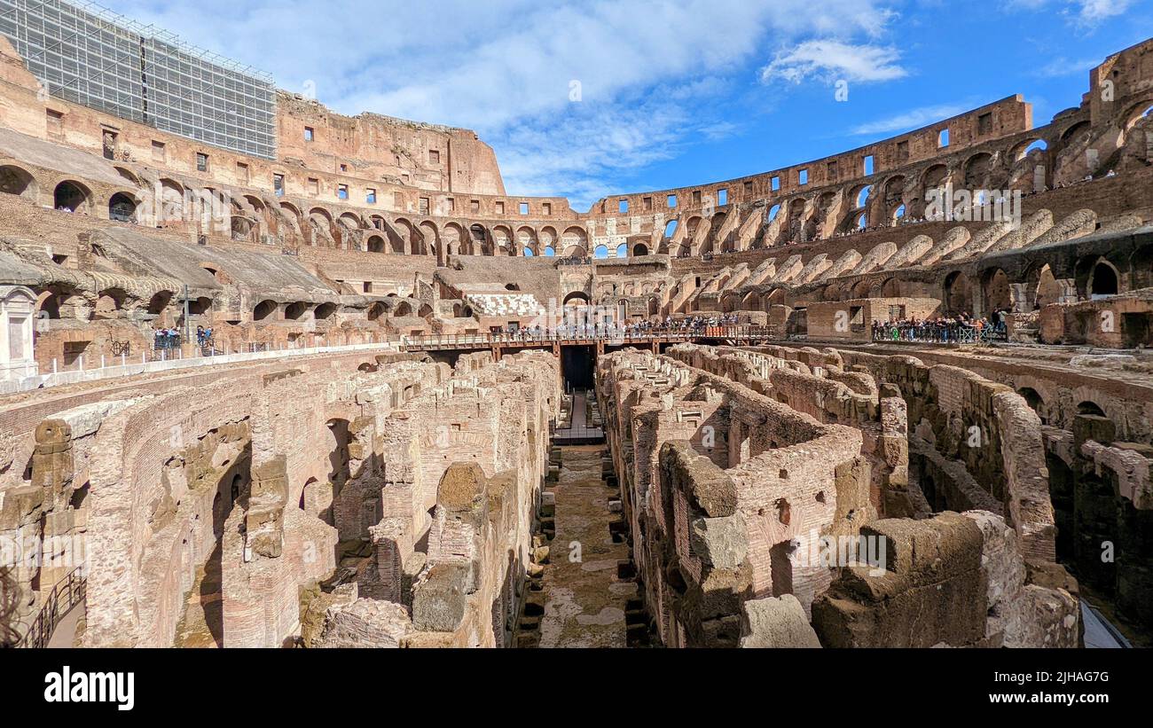The iconic ancient Colosseum in Rome, Italy Stock Photo - Alamy