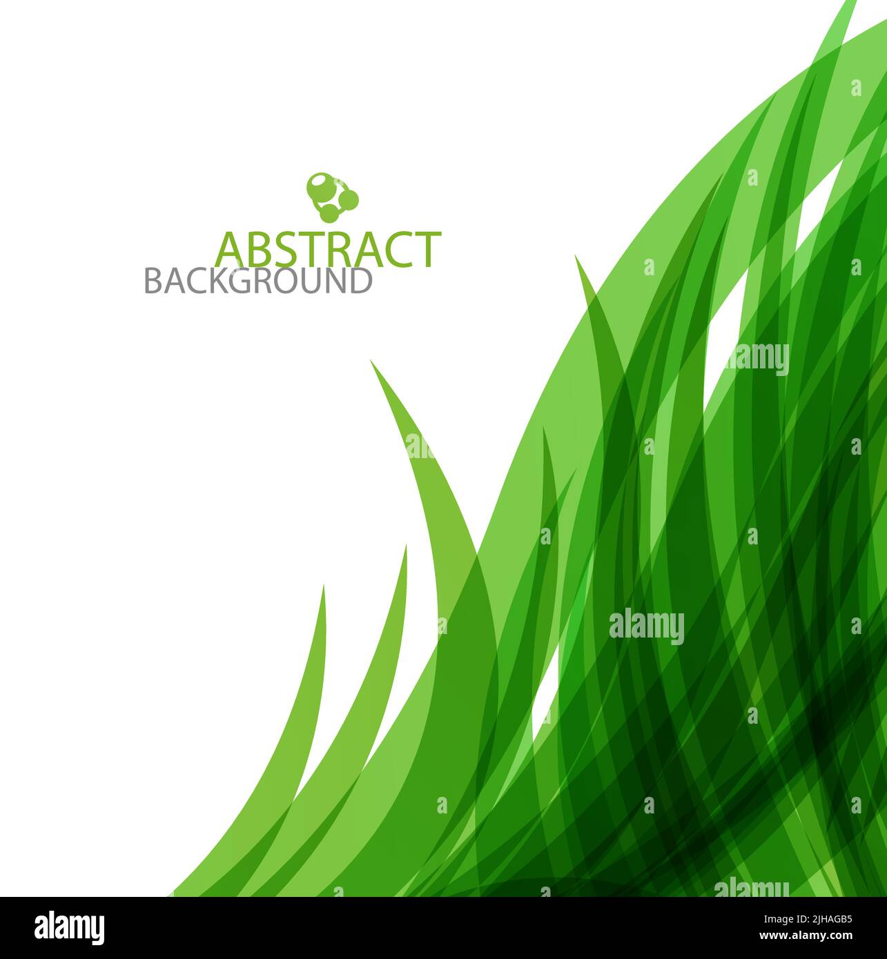Vector abstract green wavy lines design Stock Vector Image & Art - Alamy
