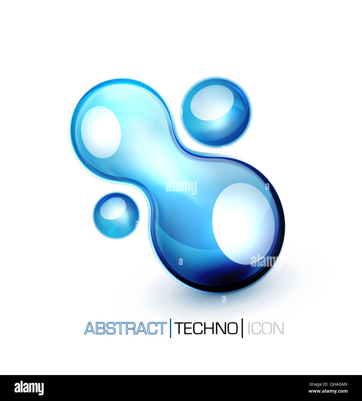 Blue abstract vector design element Stock Vector Image & Art - Alamy
