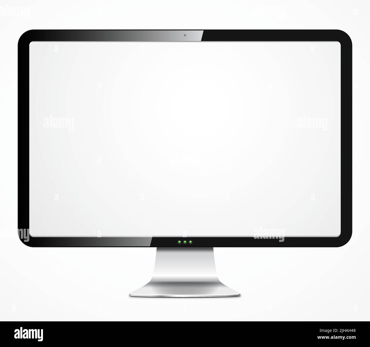 Vector illustration of modern computer display Stock Vector Image & Art ...