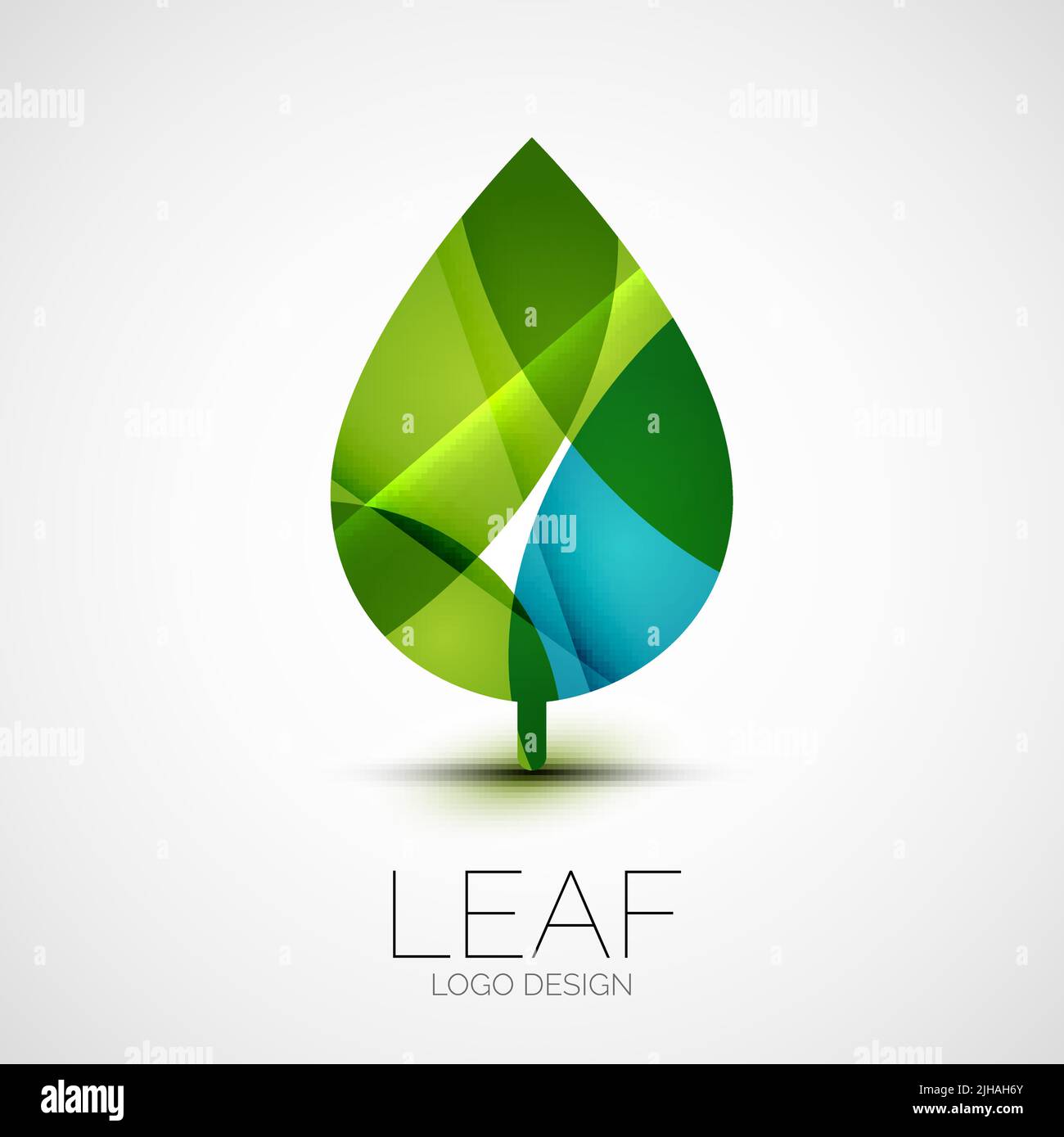 Leaf logo, concept, branding logotype design Stock Vector Image & Art ...