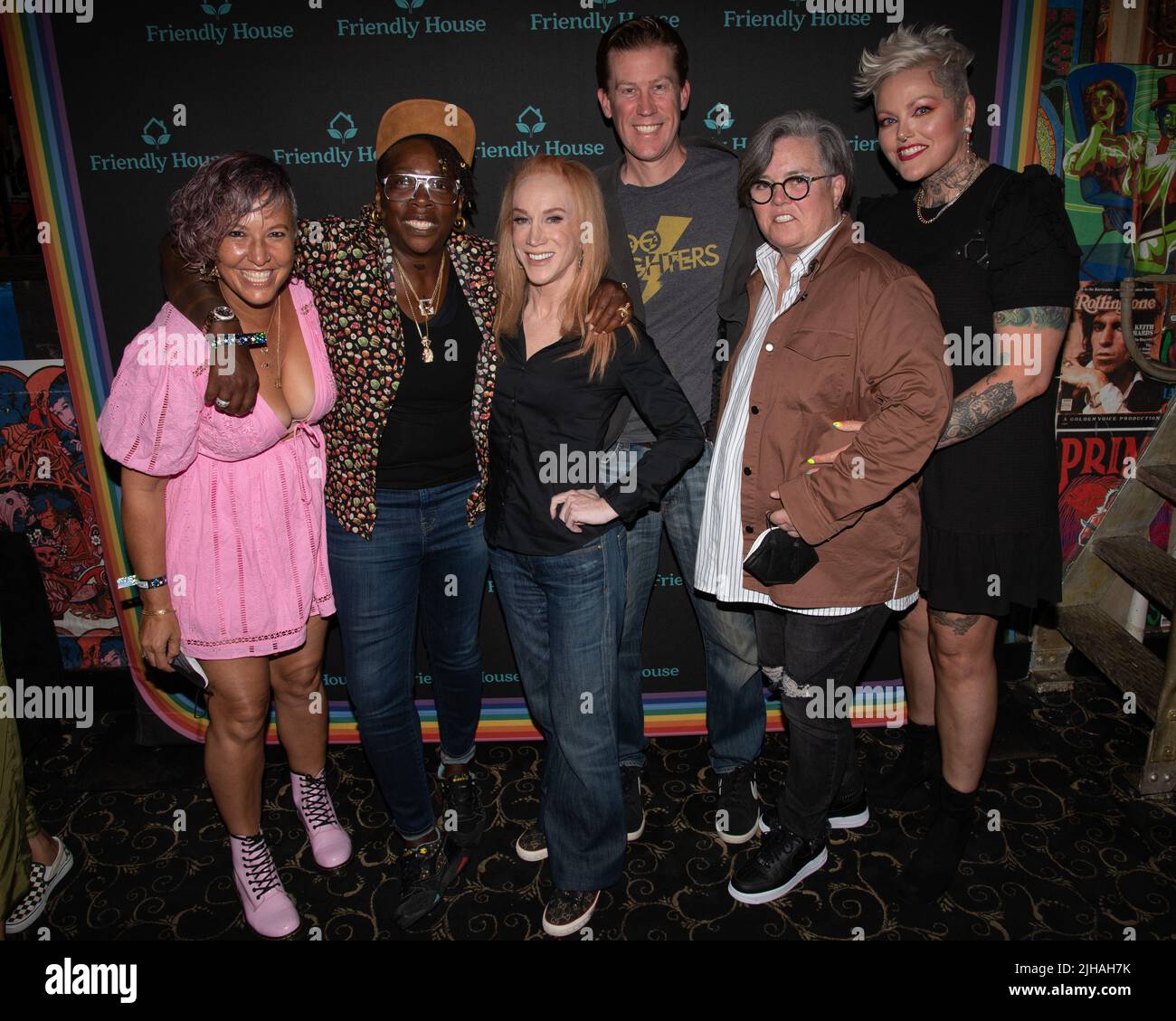 July 16, 2022, Hollywood, California, USA: (L-R) Nina Rose Fischer ...