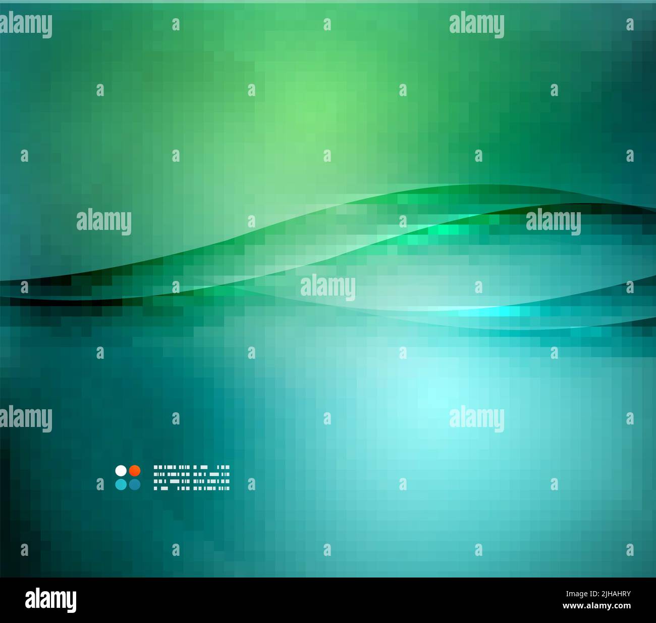 Green and blue blurred design template, abstract background with lights and lines Stock Vector ...