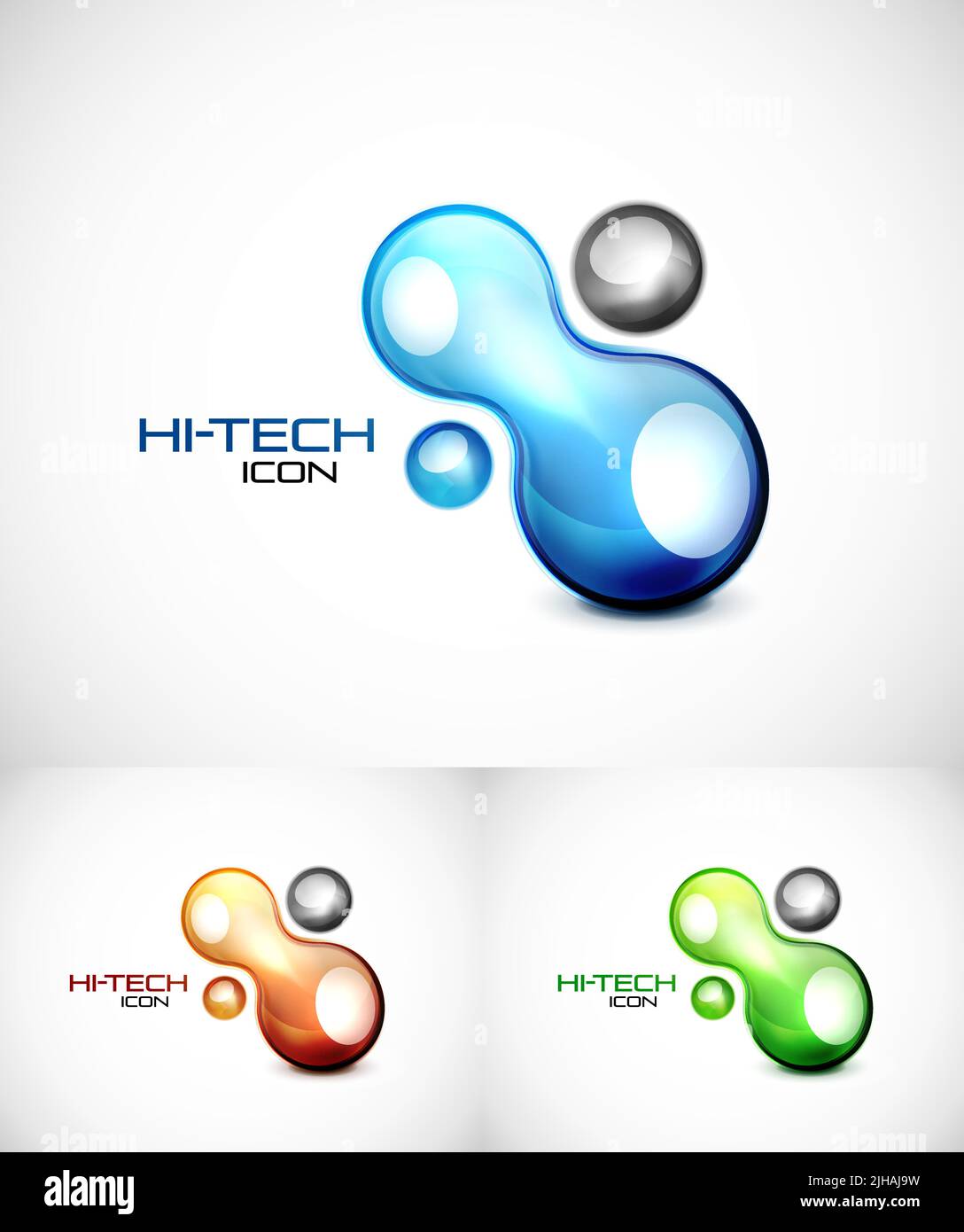 Vector abstract icon design. Splash styled symbol Stock Vector Image ...