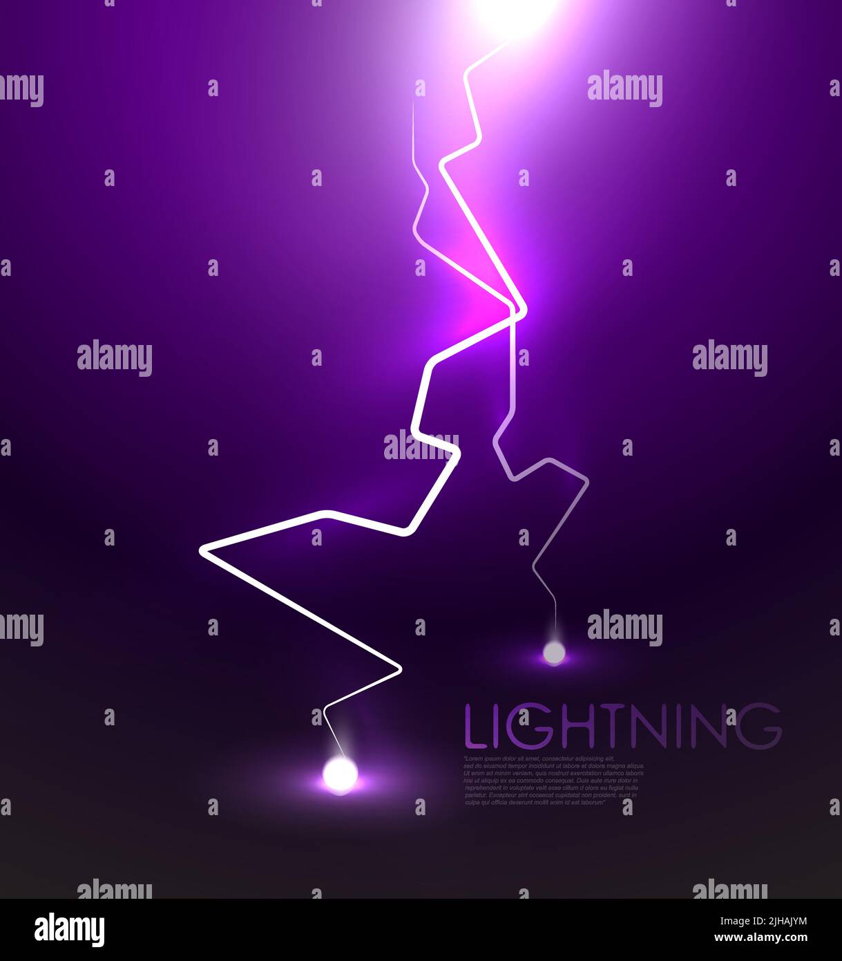 Lightning bolt vector abstract background Stock Vector Image & Art - Alamy
