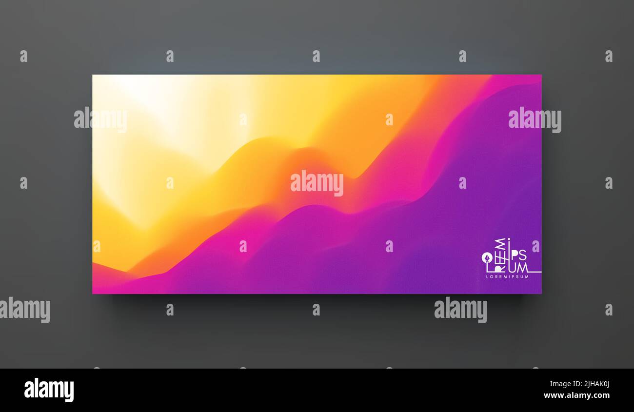 Creative design template with vibrant gradients. 3d vector Illustration ...