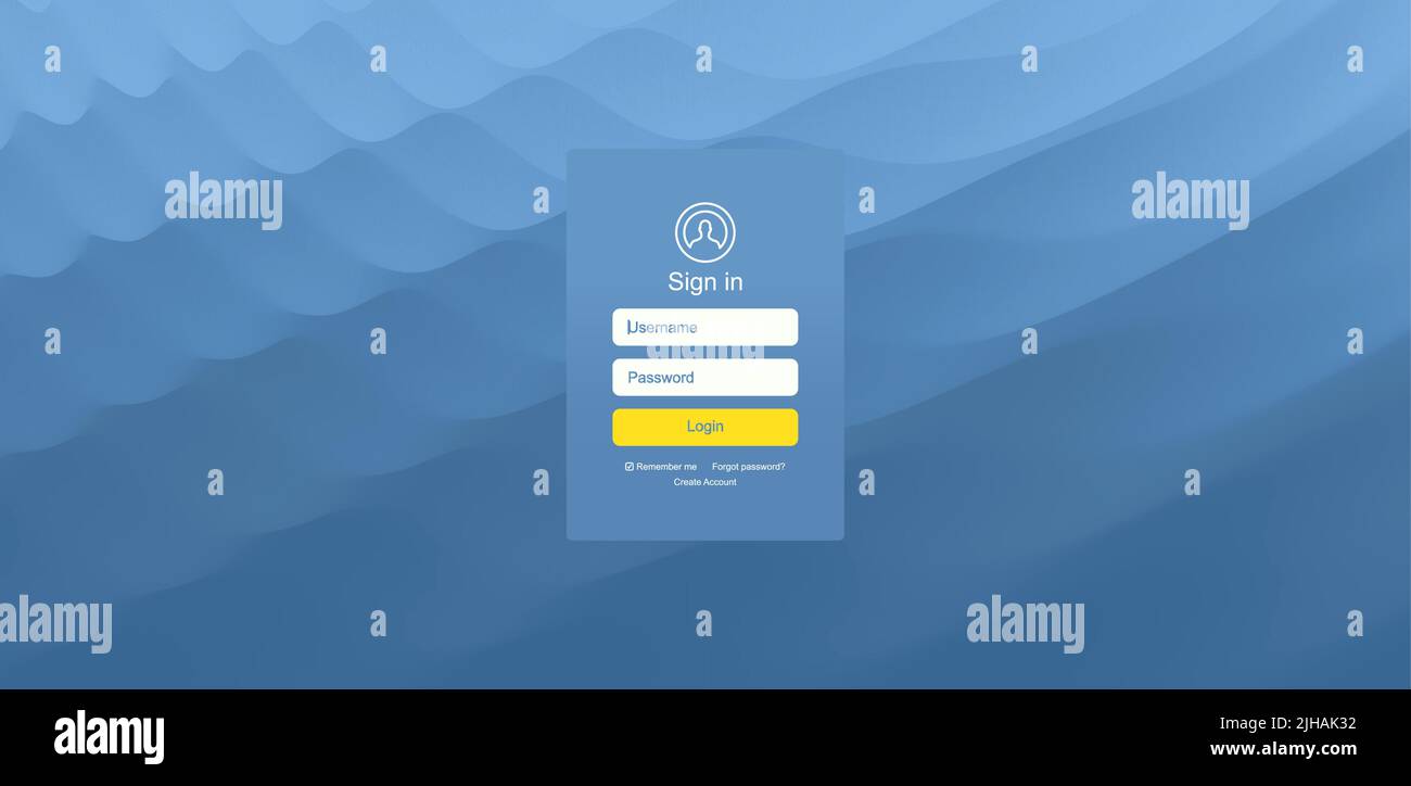 Login user interface. Modern screen design for mobile app and web ...