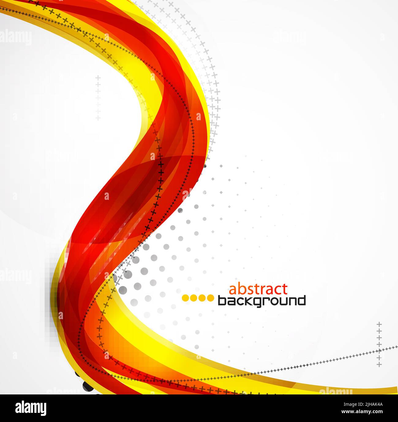 Vector orange wave abstract background Stock Vector Image & Art - Alamy