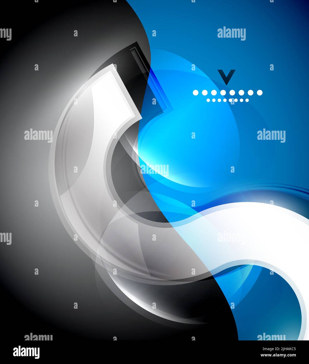 Digital wave design template. Vector illustration Stock Vector Image ...