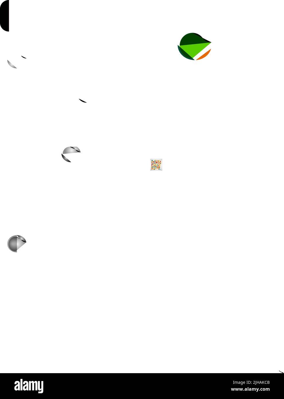 Collection of alphabet letters logos design elements. Business abstract ...