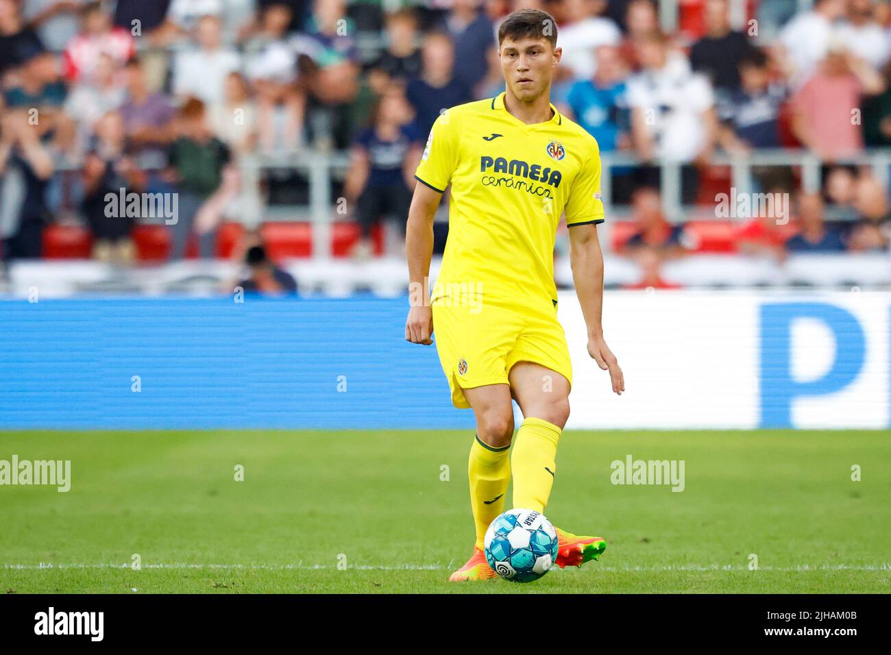 EINDHOVEN, NETHERLANDS - JULY 16: Jorge Cuenca of Villarreal during the Pre Season Friendly ...