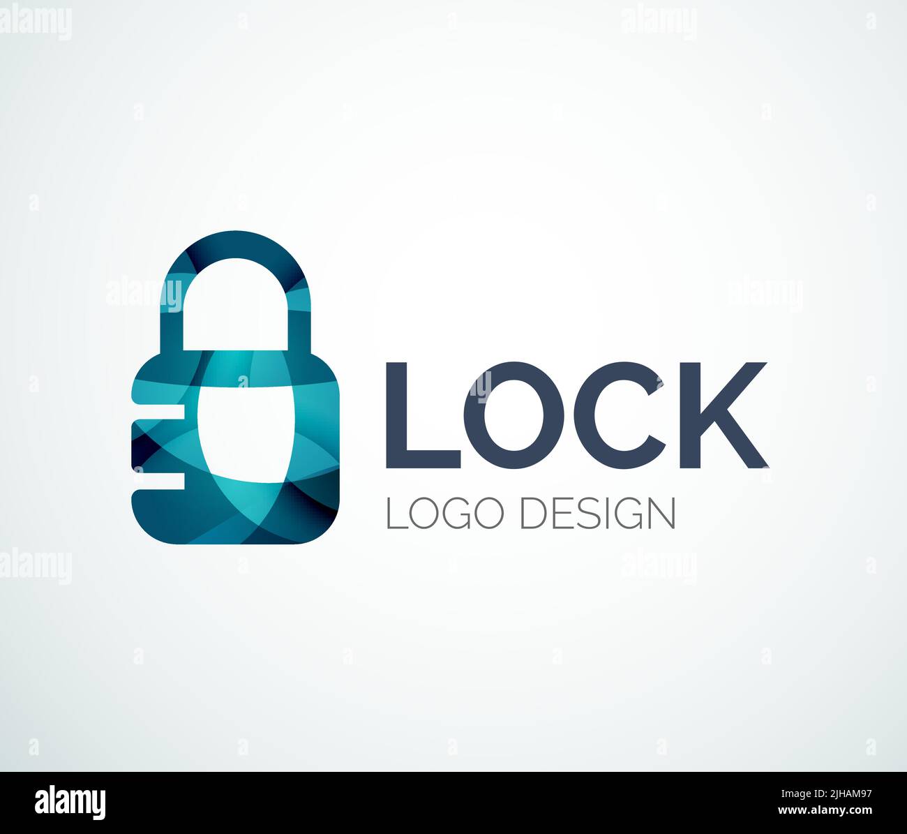 Security icon, Lock logo, absract design Stock Vector Image & Art - Alamy