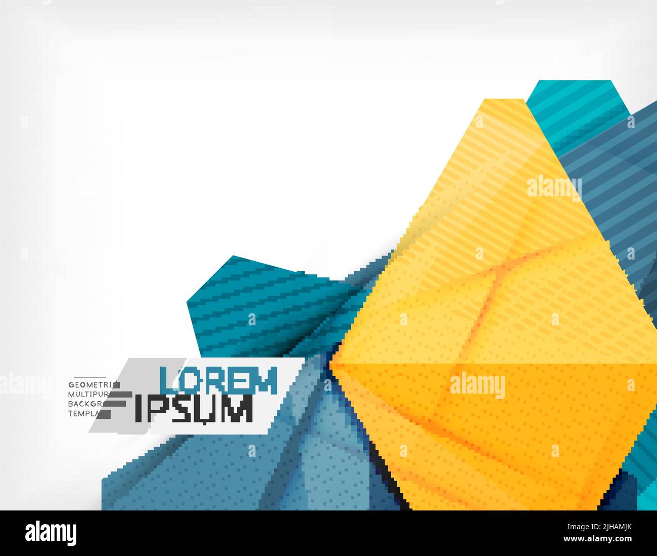 Corporate abstract business template. For brochure, presentation, web ...