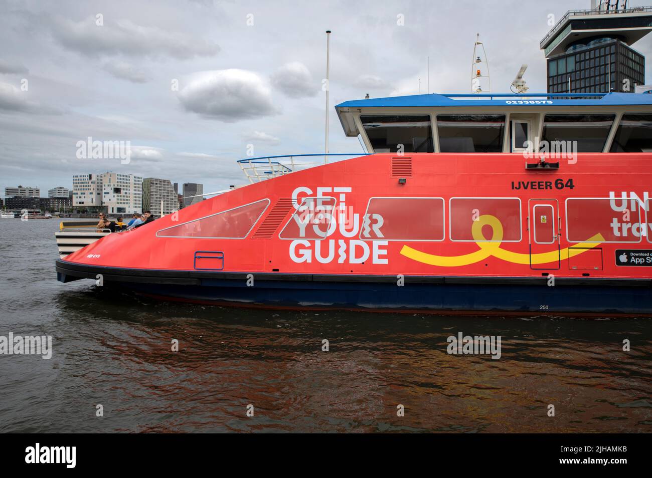 Front Part Theme Ferry Get Your Guide At Amsterdam The Netherlands 15-7 ...