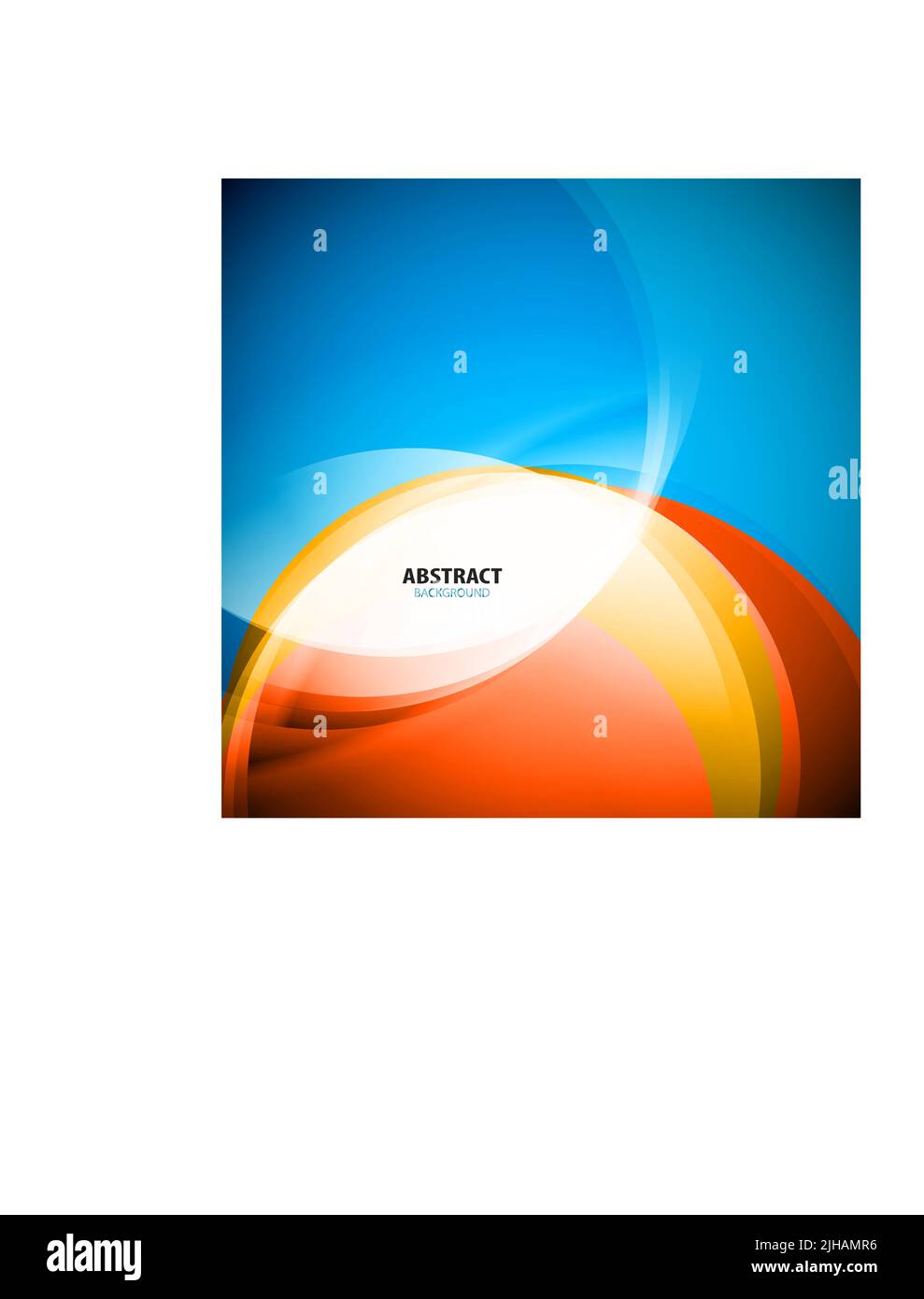 Blue and red wave lines business template Stock Vector Image & Art - Alamy