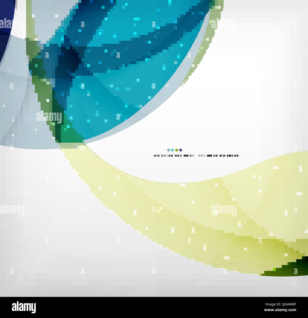 Blue corporate abstract shapes modern brochure design Stock Vector ...