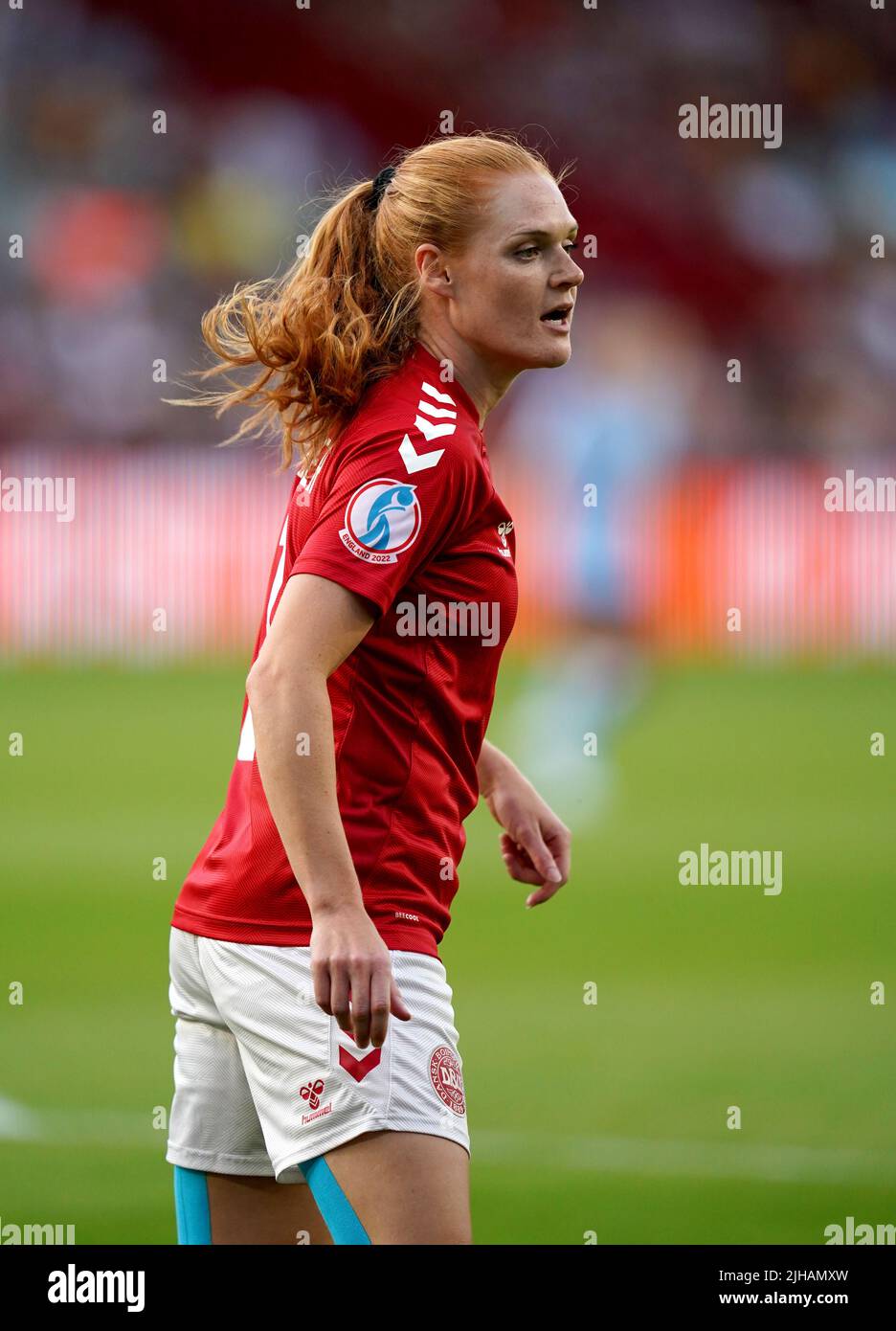 Denmark's Stine Pedersen during the UEFA Women's Euro 2022 Group B ...