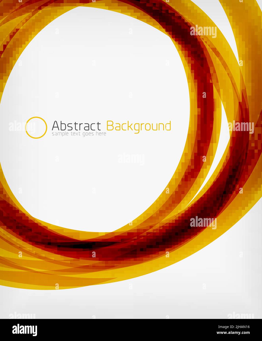Elegant swirl shaped modern business presentation brochure design ...