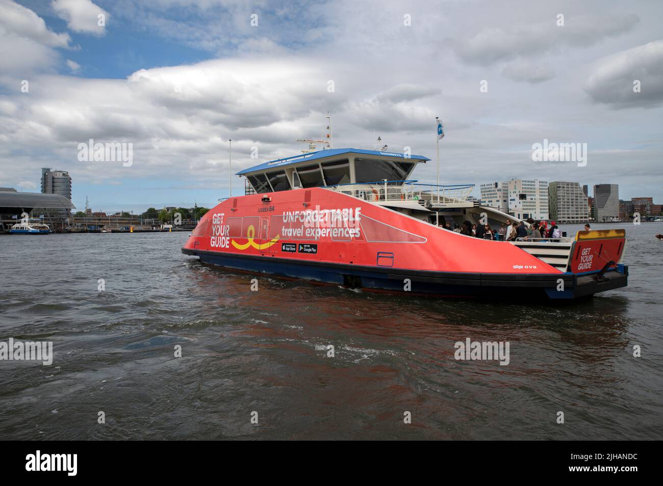 Side View Theme Ferry Get Your Guide At Amsterdam The Netherlands 15-7 ...