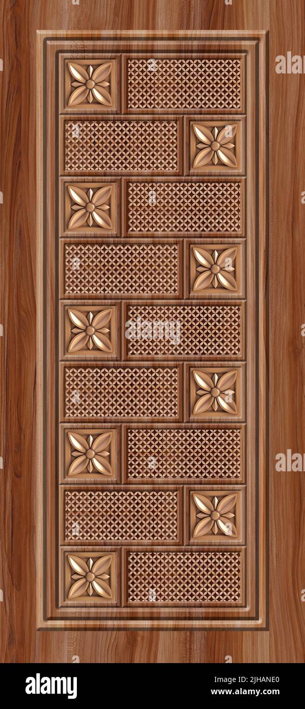 3d laminated door design and background wallpaper, Oriental Skin Arabic ...