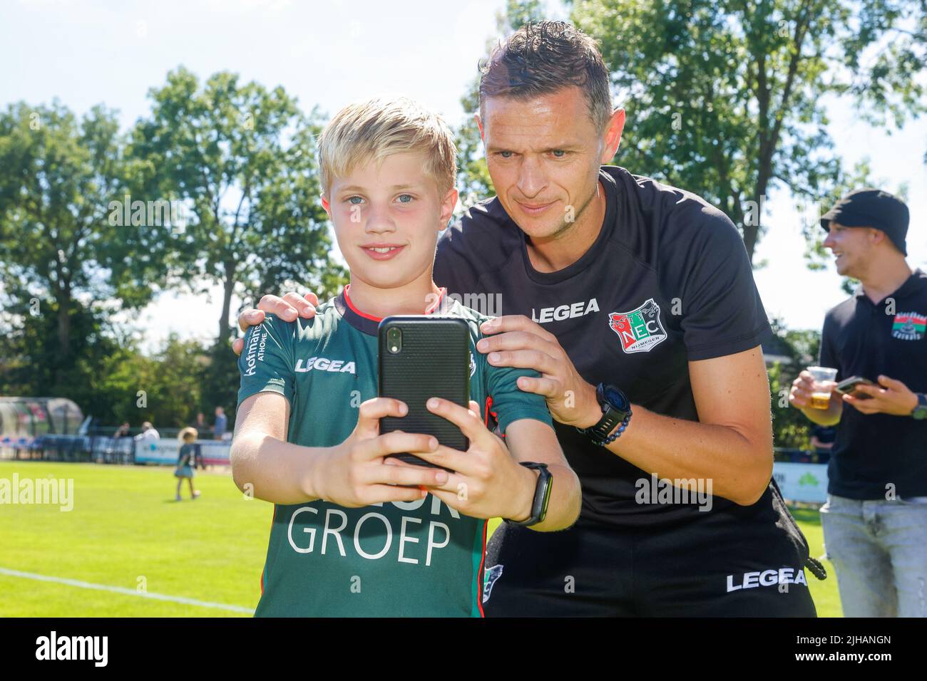 WEURT, NETHERLANDS - JULY 16: Coach Rogier Meijer of NEC Nijmegen ...
