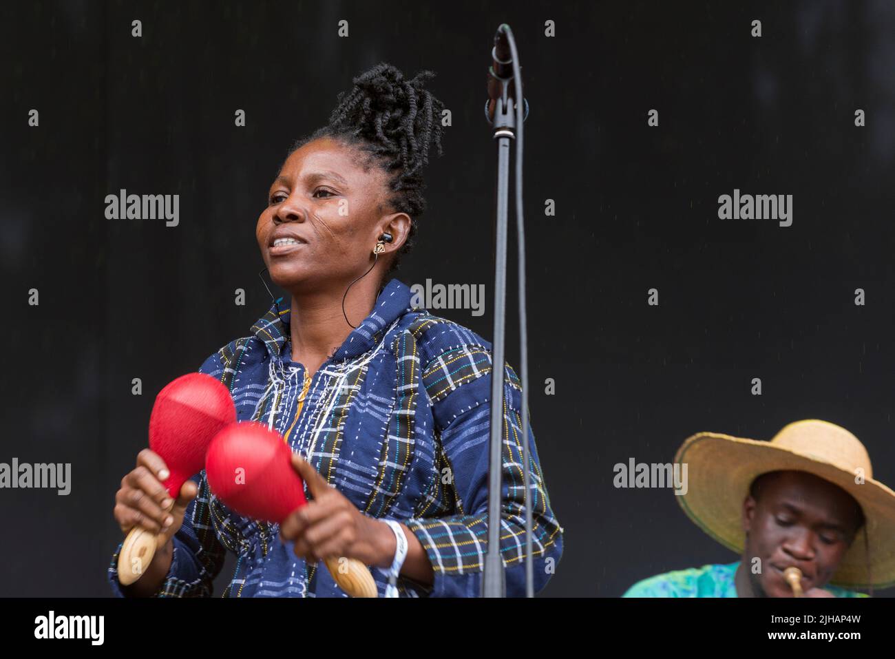 Pori, Finland. 16th July 2022. Alogte Oho & his Sounds of Joy perform ...