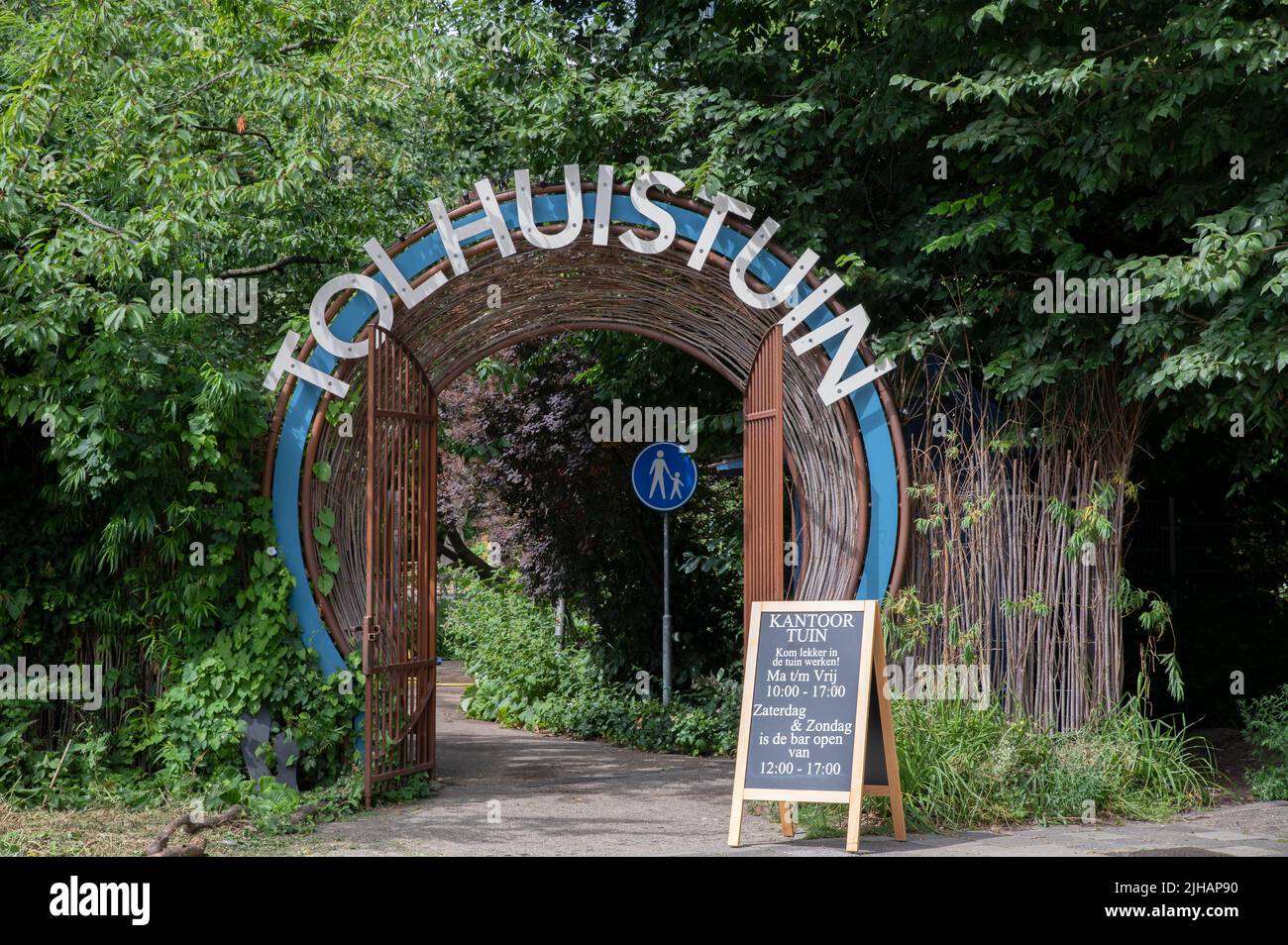 Entrance Tolhuistuin At Amsterdam The Netherlands 15-7-2022 Stock Photo ...