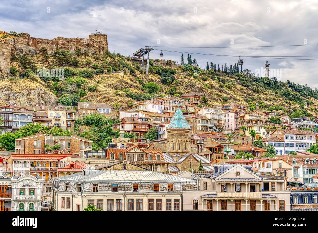 Tbilisi Landmarks, HDR Image Stock Photo - Alamy