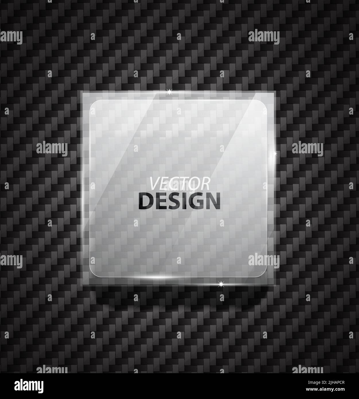 Glass transparent ad square screen Stock Vector Image & Art - Alamy