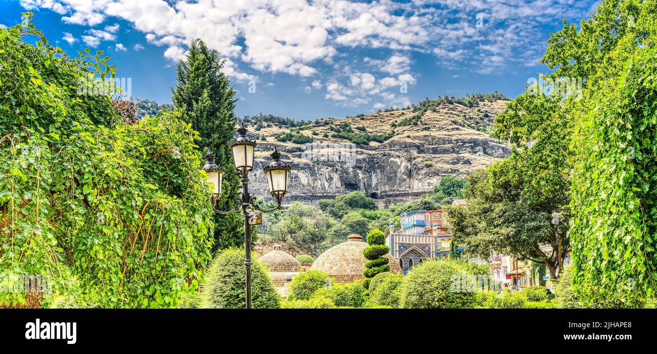 Tbilisi Landmarks, HDR Image Stock Photo - Alamy