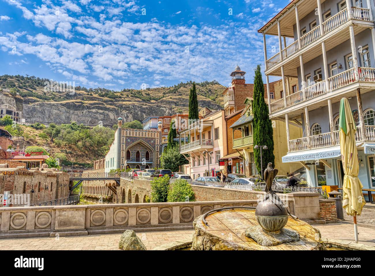 Tbilisi Landmarks, HDR Image Stock Photo - Alamy