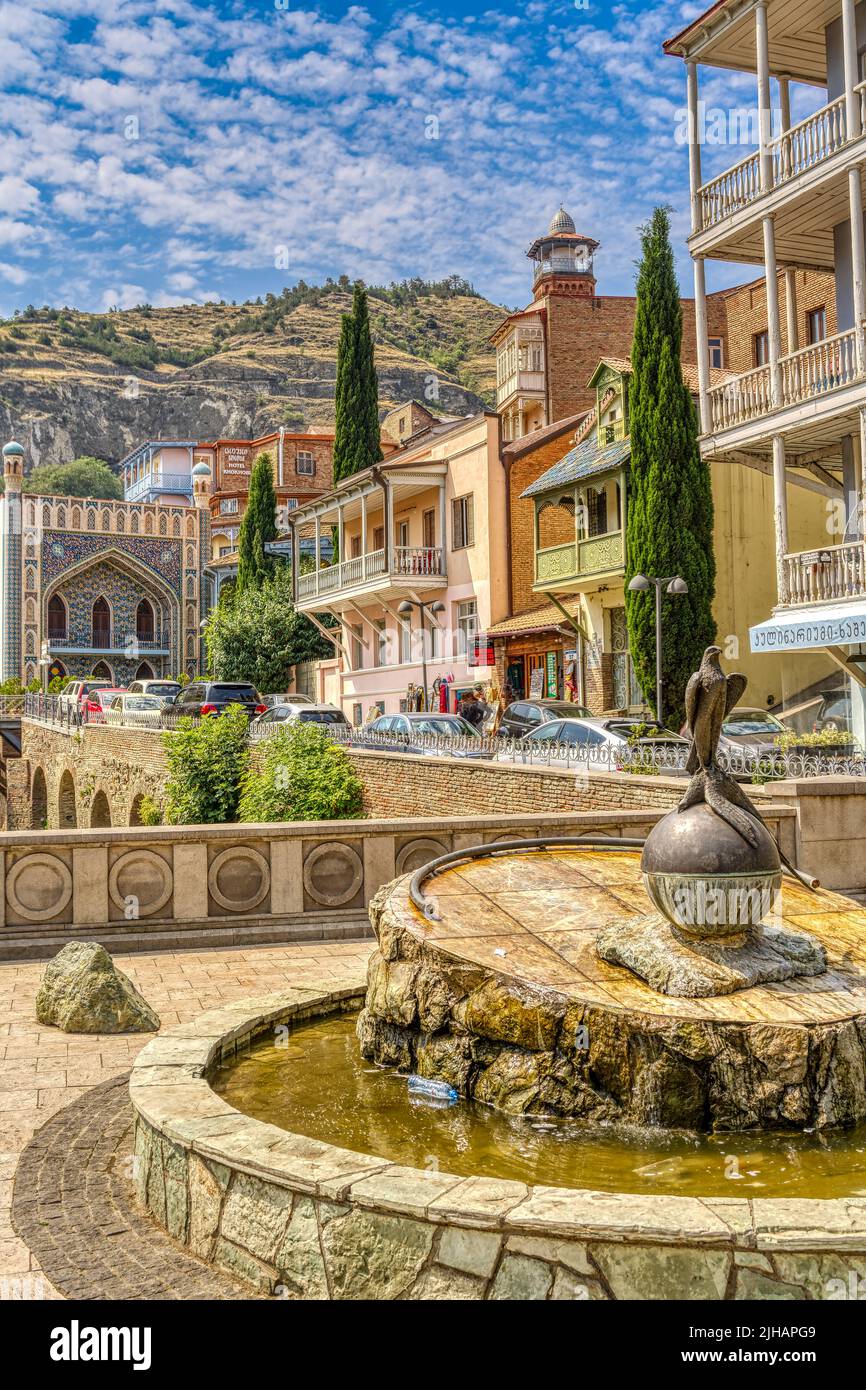 Tbilisi Landmarks, HDR Image Stock Photo - Alamy