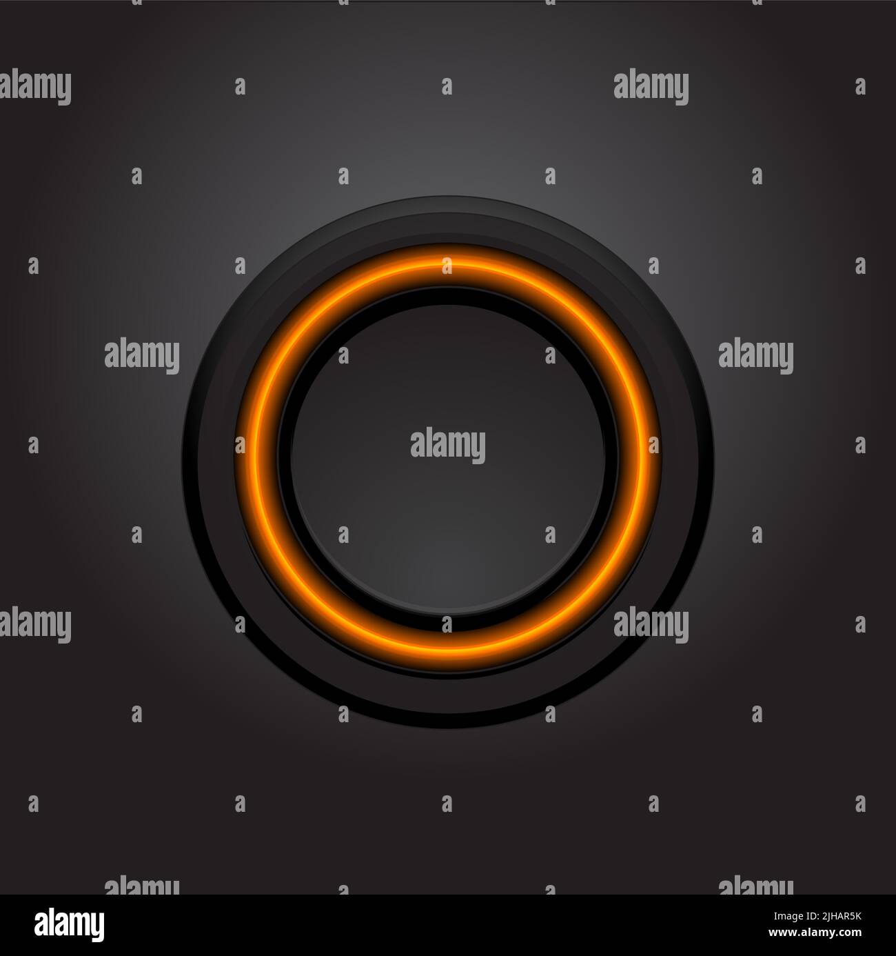 Vector abstract hi-tech button design Stock Vector Image & Art - Alamy