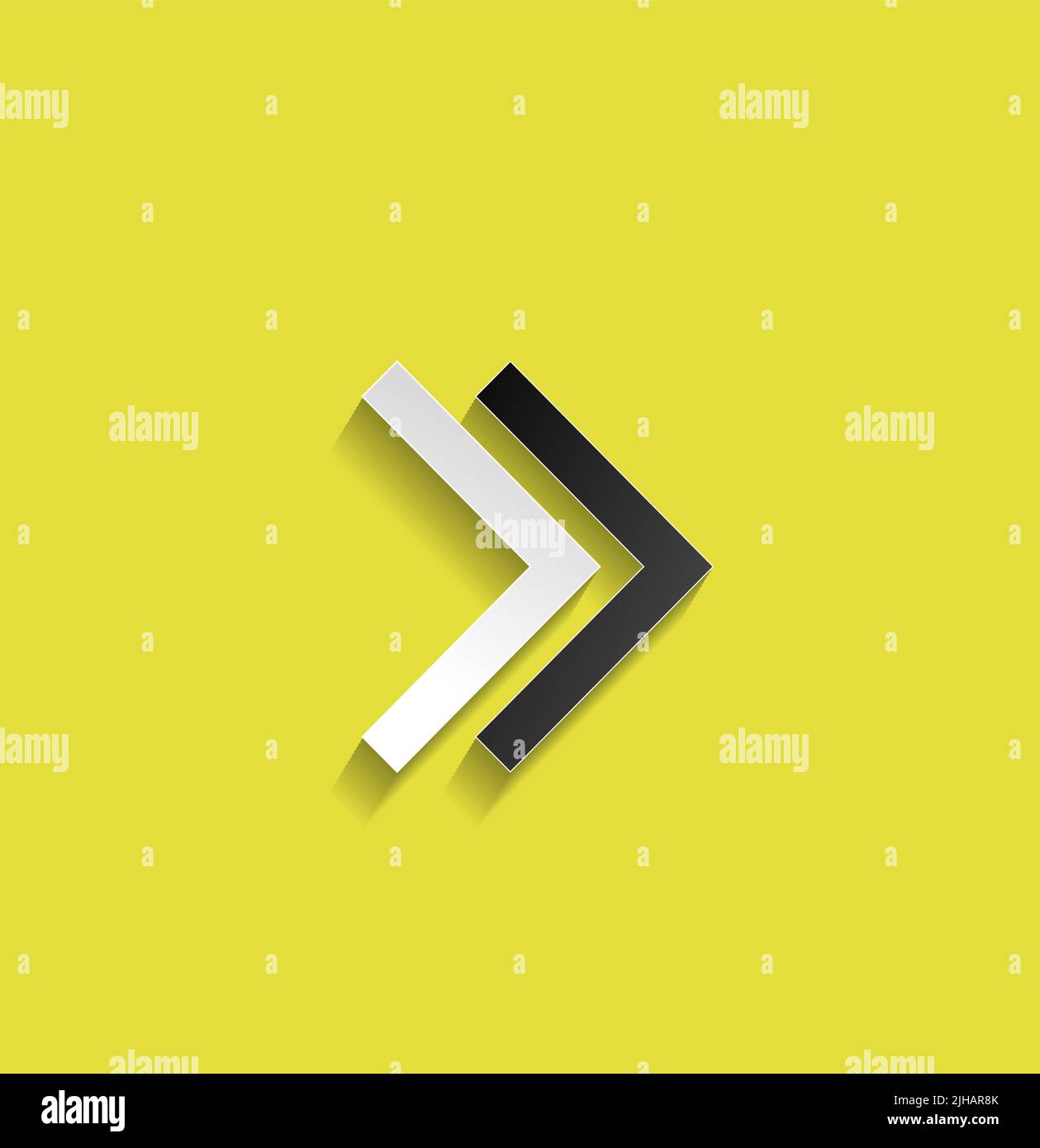 Vector arrow flat design Stock Vector Image & Art - Alamy