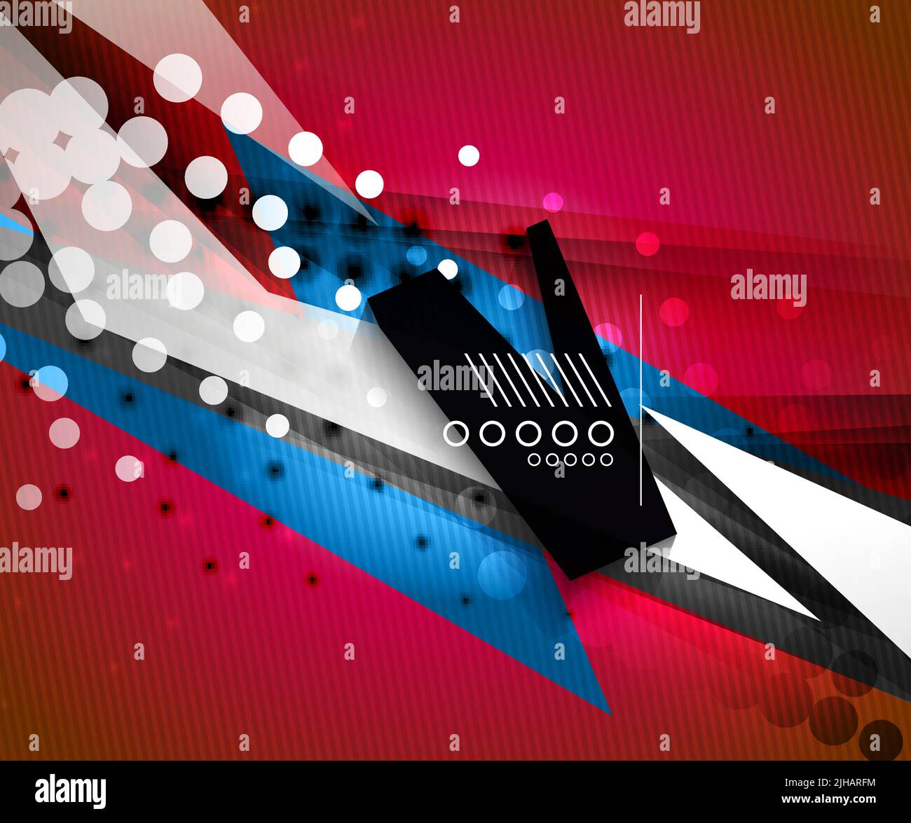 Vector dotted modern techno abstraction | business | technology modern ...