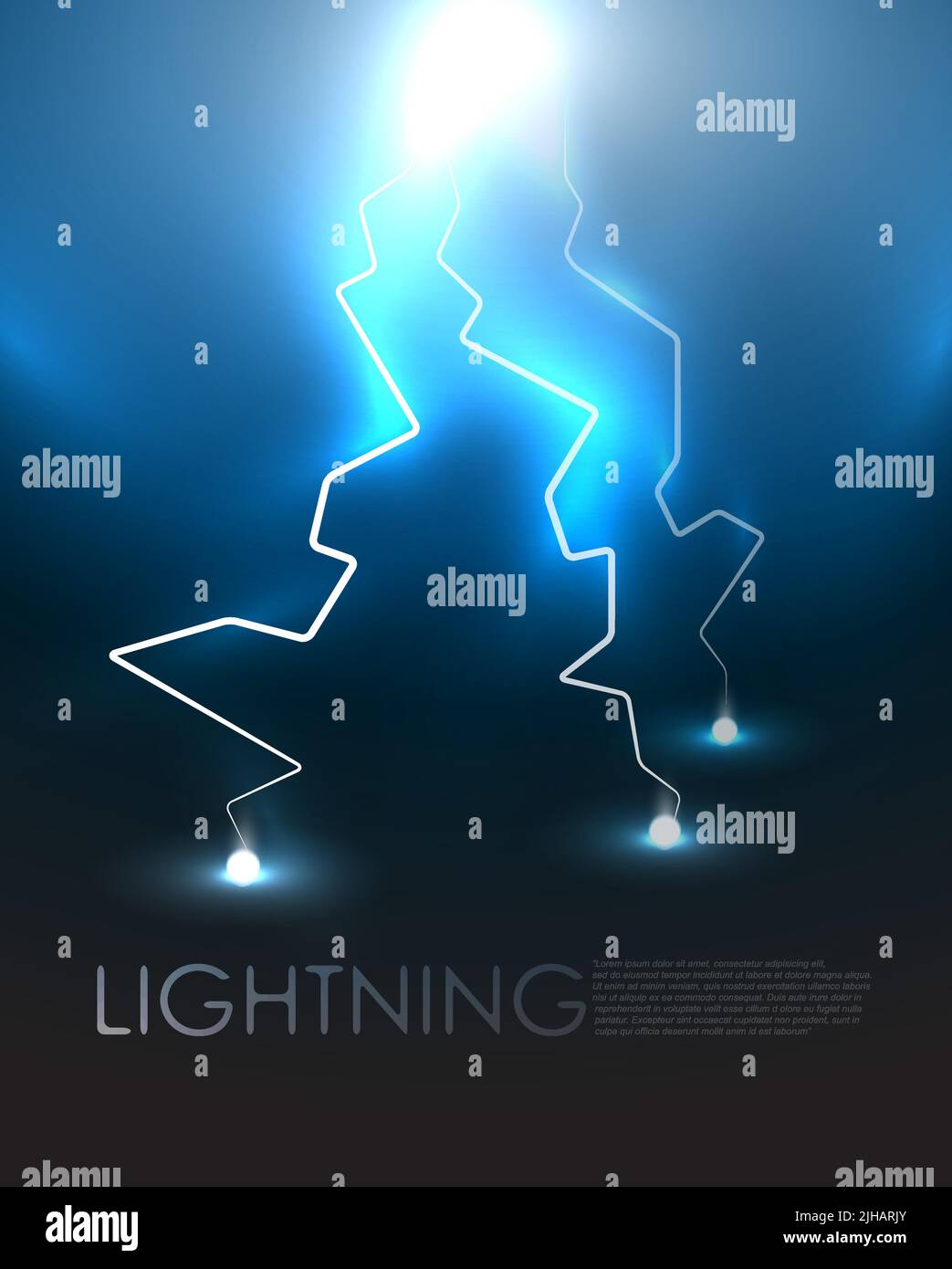 Lightning bolt vector abstract background Stock Vector Image & Art - Alamy