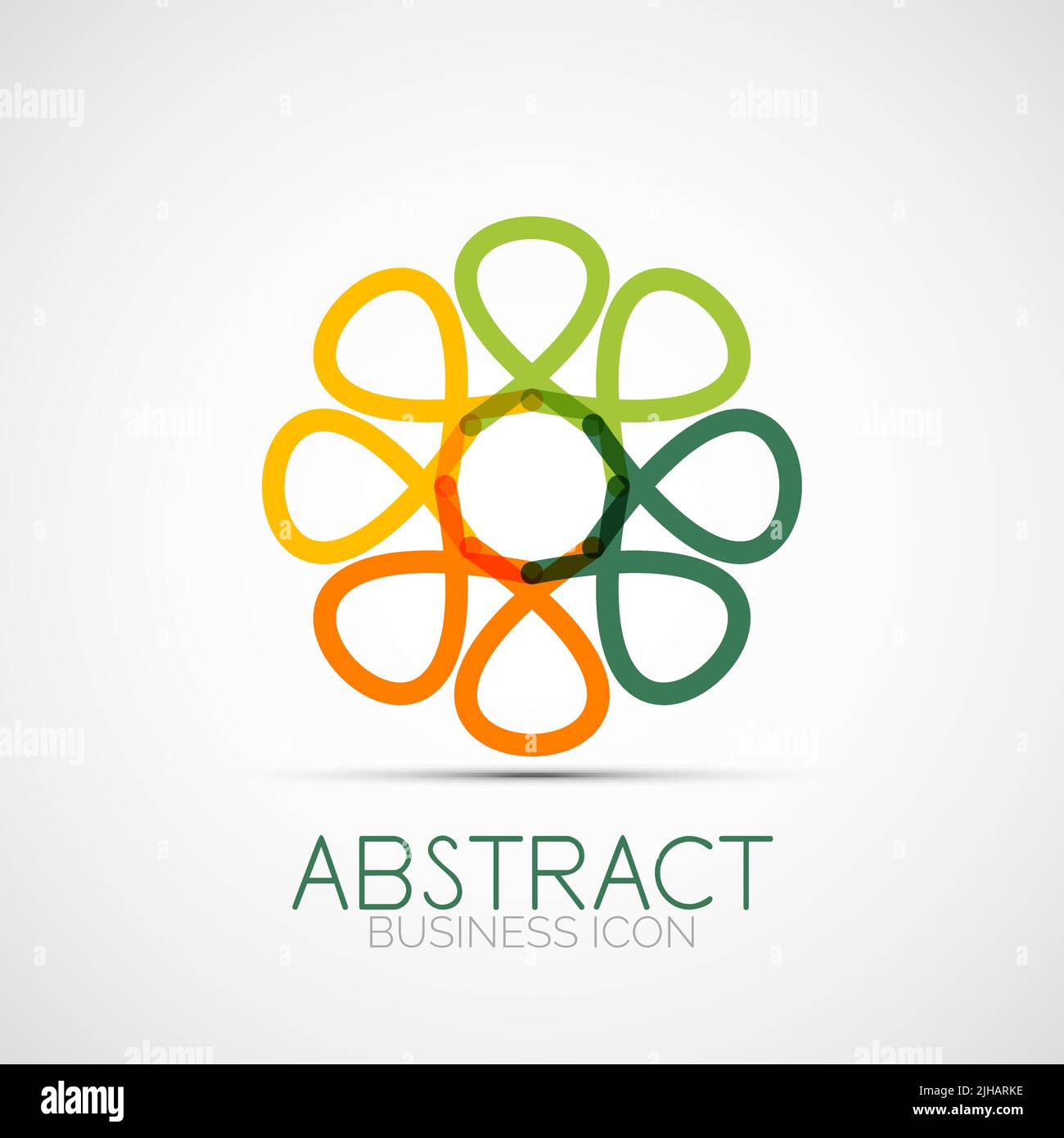 Closed loop icon Stock Vector Images - Alamy