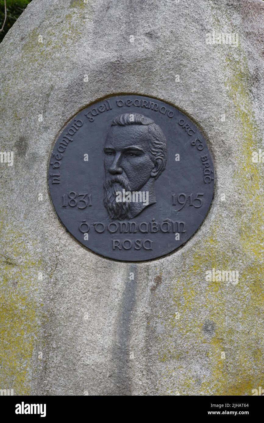 Dublin Granite boulder as a monument to Jeremiah O Donovan Rossa, Irish ...