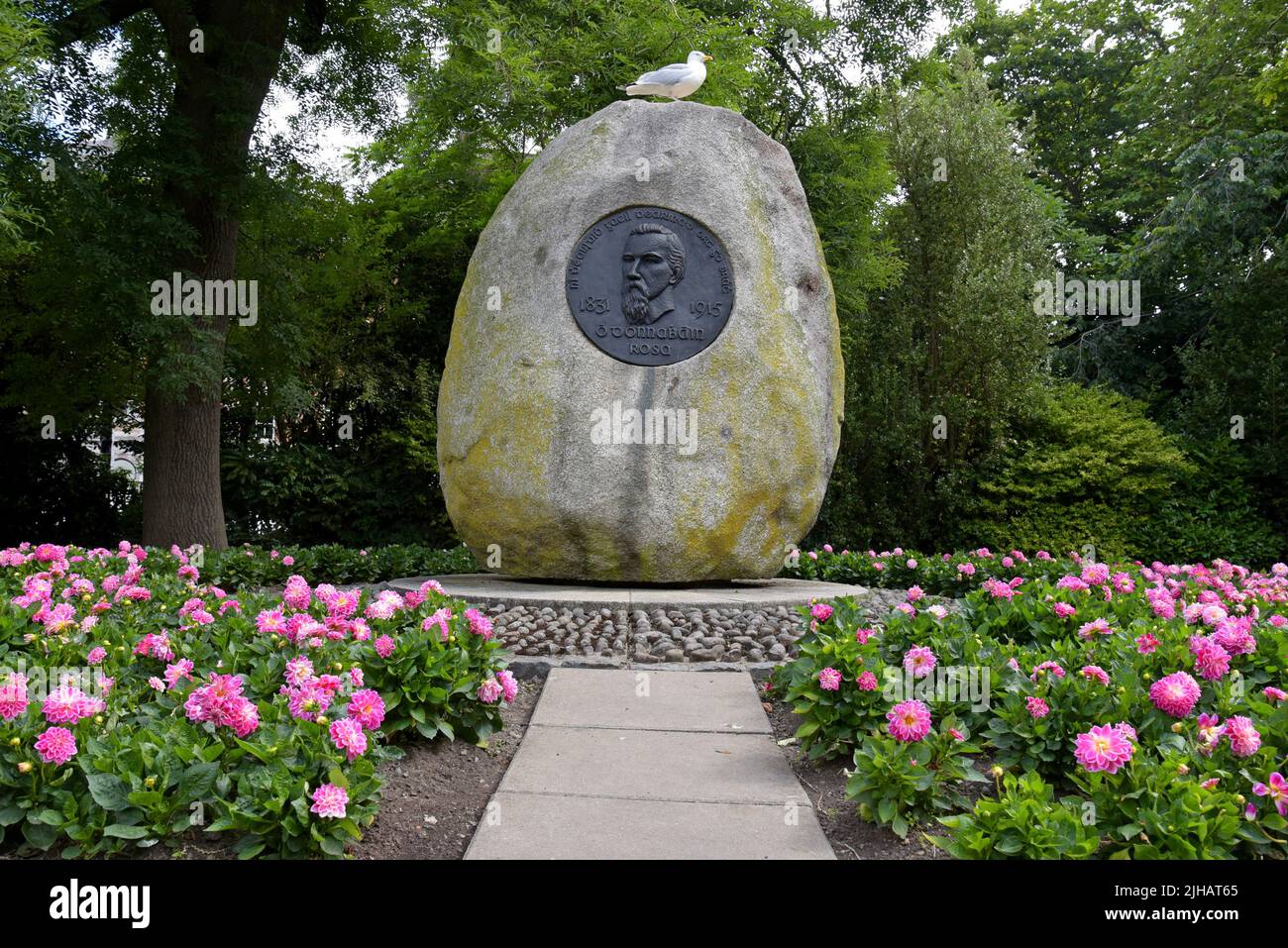 Dublin Granite boulder as a monument to Jeremiah O Donovan Rossa, Irish Fenian leader, St ...