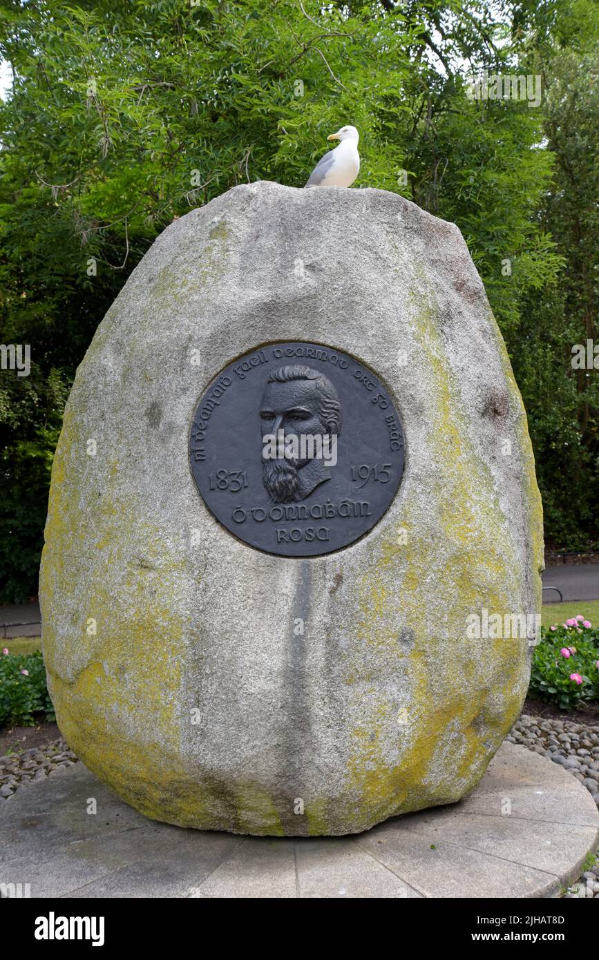 Dublin Granite boulder as a monument to Jeremiah O Donovan Rossa, Irish ...