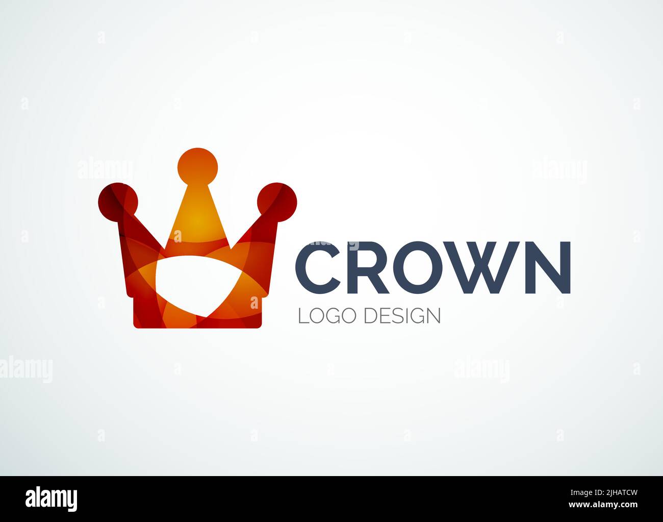 Crown logo, royal symbol, abstract design Stock Vector Image & Art - Alamy