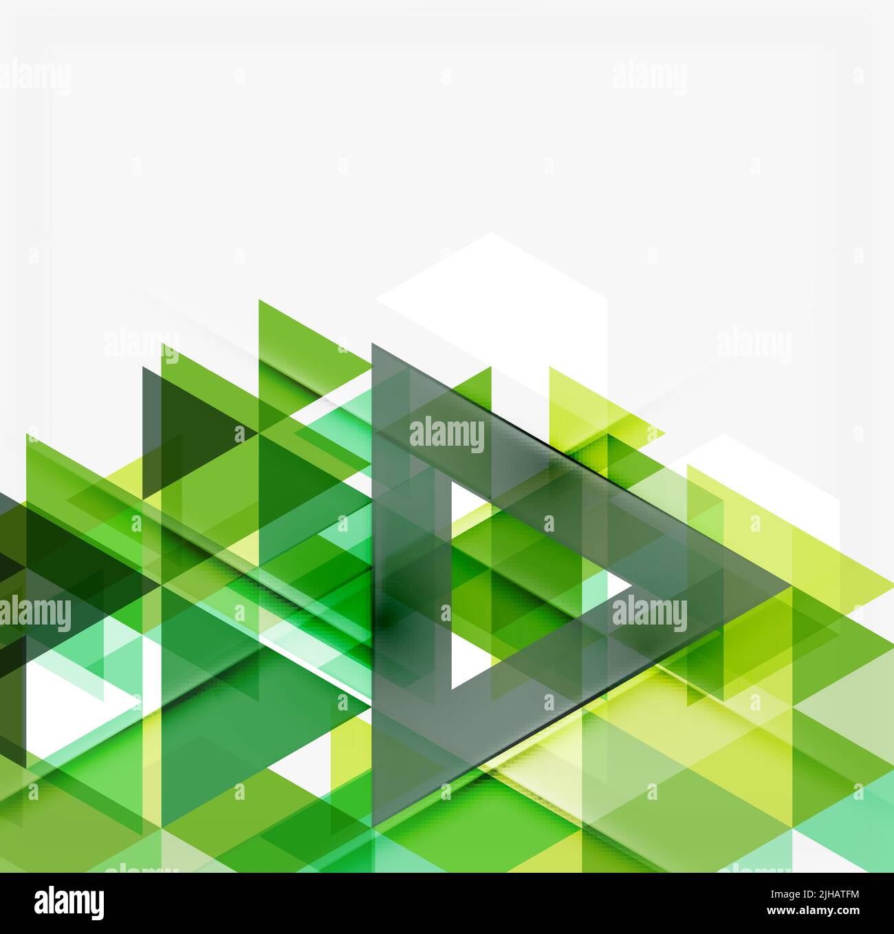 Abstract geometric background. Modern overlapping triangles. Unusual ...