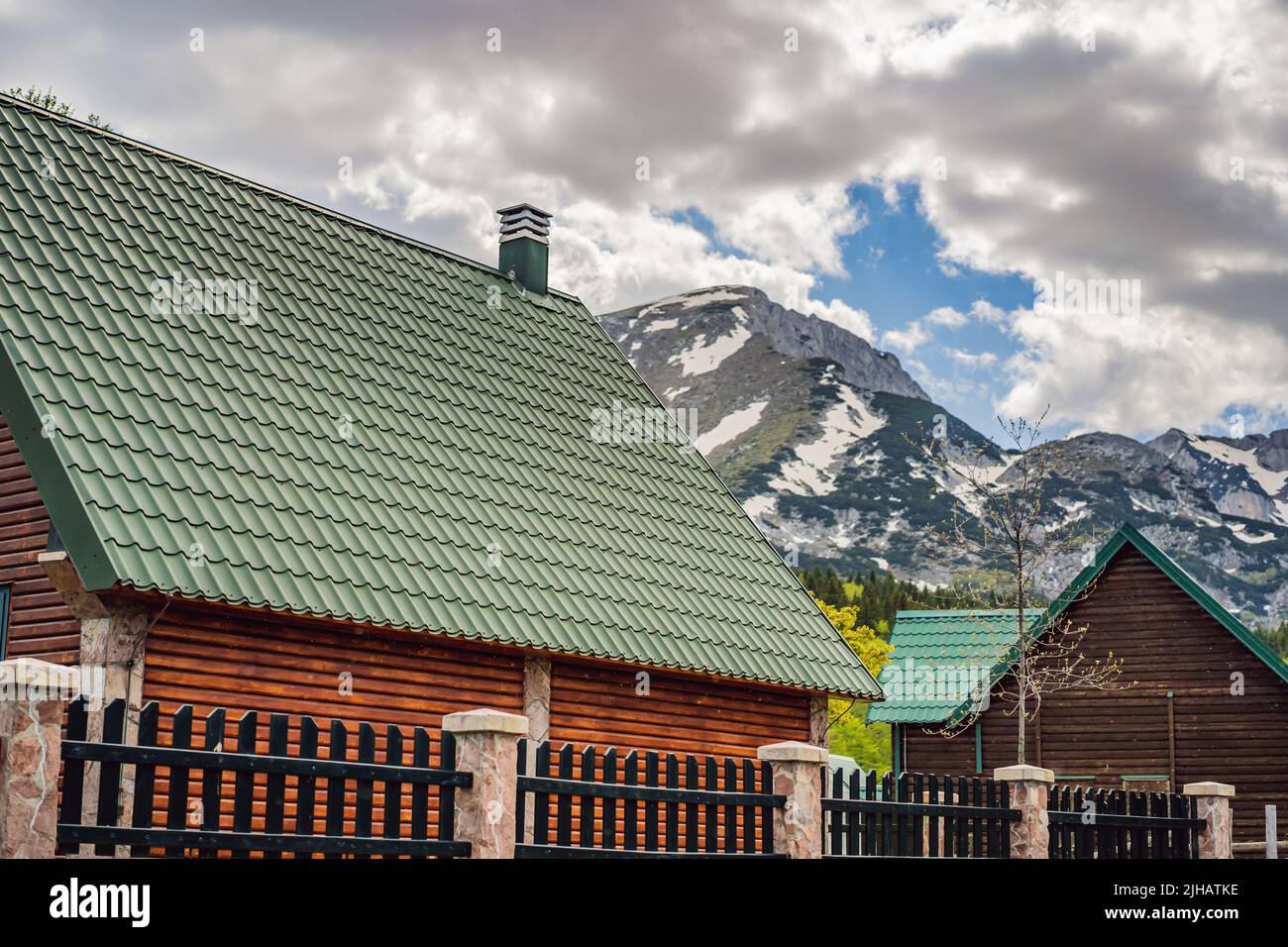 Durmitor. Picturesque mountain landscape of the Durmitor National Park ...