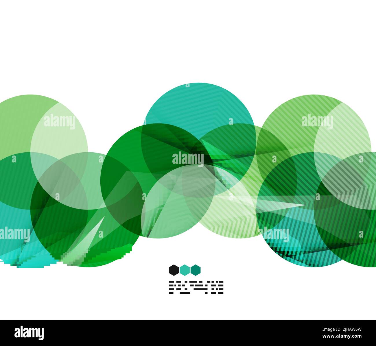 Bright green and blue textured geometric shapes isolated on white ...