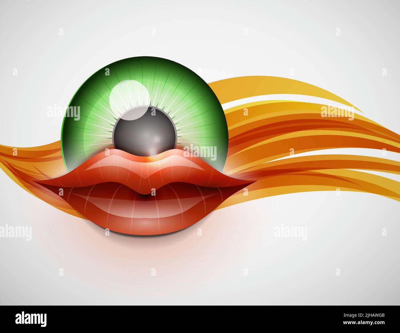 Abstract human part of faces background. Surrealism design Stock Vector ...
